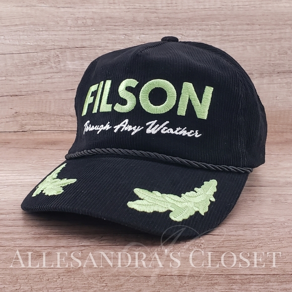 Filson | Accessories | Filsonhat Cap Black Weather Corduroy Rope ...